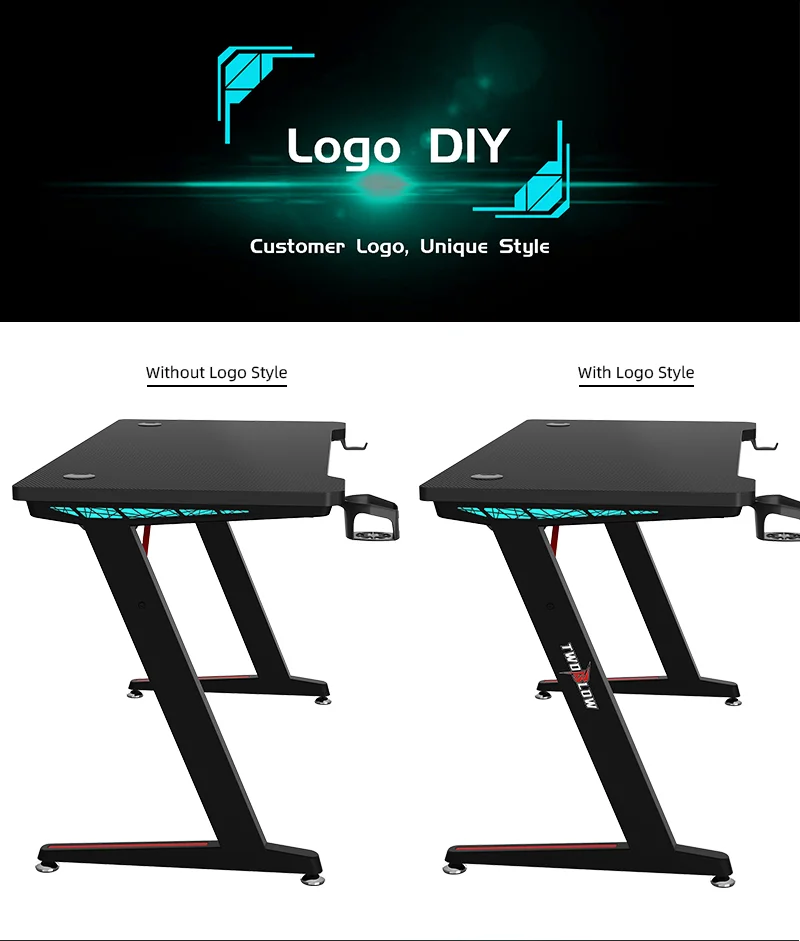 Rgb Gaming Executive Racing Tabledesk - Modern & Versatile
