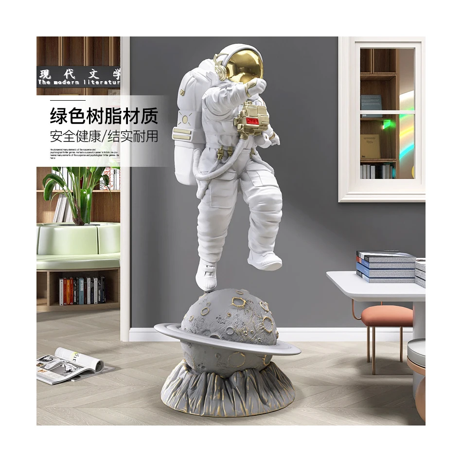 Factory Large Resin Statue Living Room Decor Spaceman Astronaut ...
