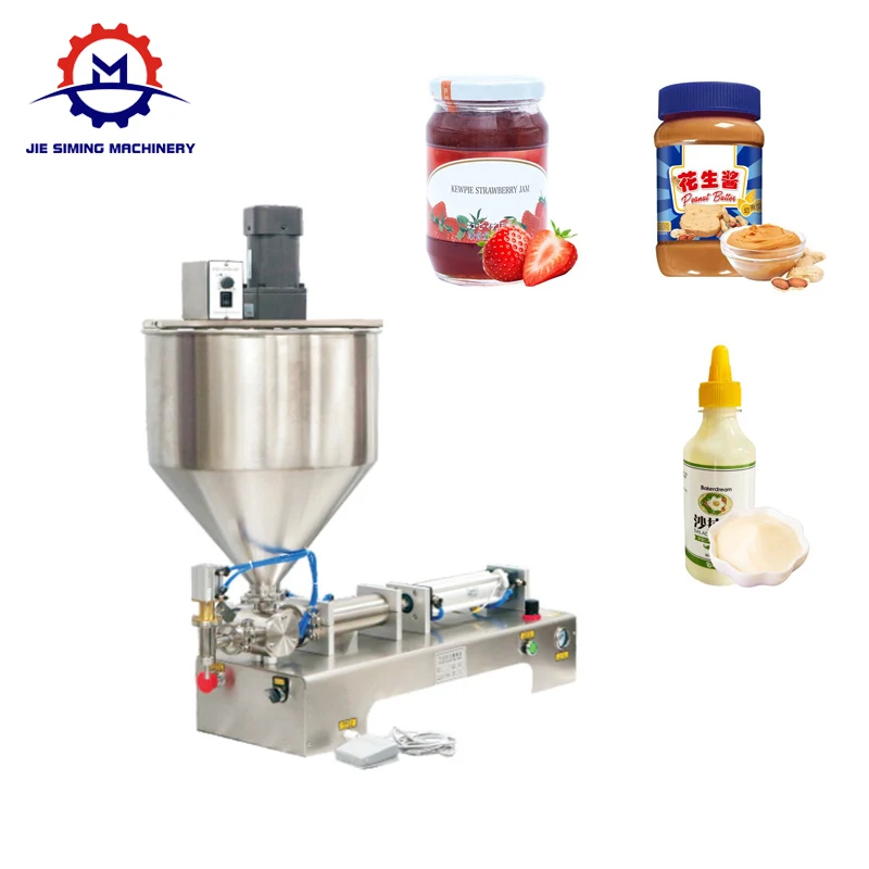 Jsm Semi Automatic Pneumatic Piston Paste Liquid Oil Tomato Ice Cream ...
