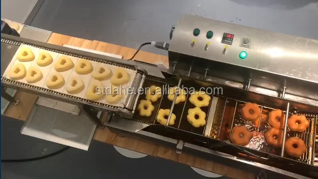 Commercial Donut Electric Fryer Machine Full Automatic Yeast-raised ...