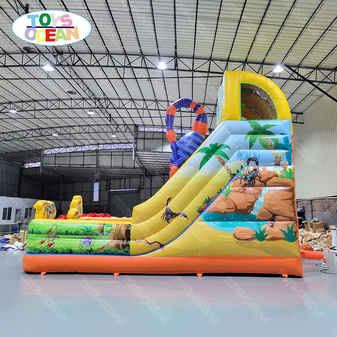 Custom Commercial Grade Outdoor Slides Inflatable Wet and Dry Slides ...