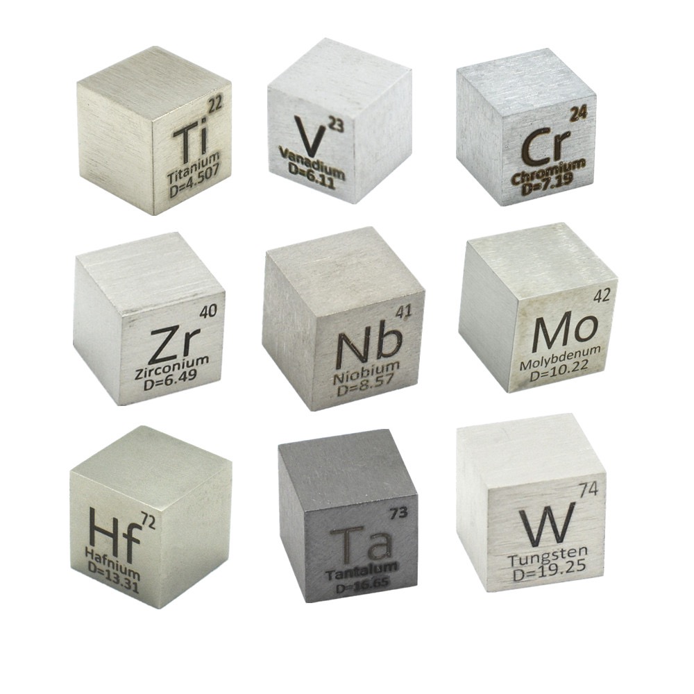 10mm Element Cubes - Pure Metal for Element Collections