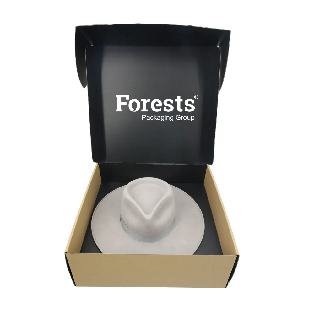 Custom Recyclable Paper Round Box for Hat Gift Packaging ODM