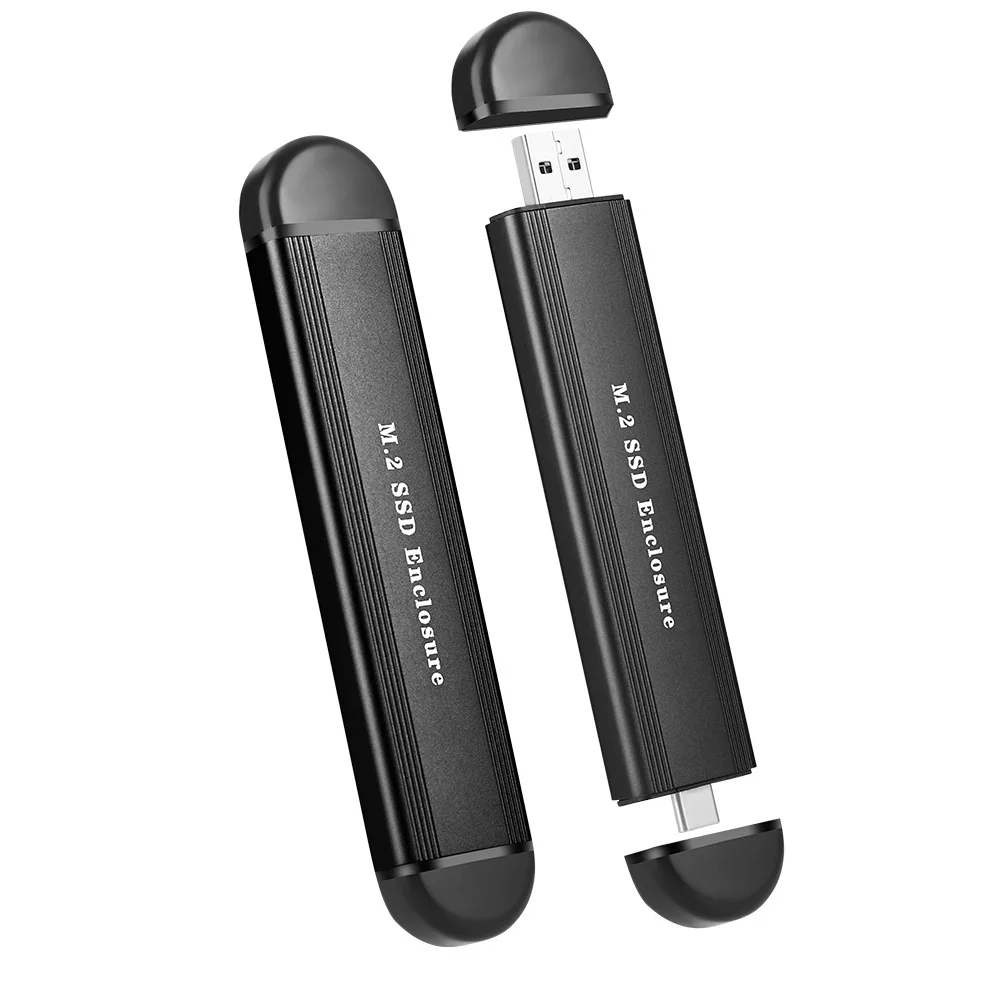 M2 solid-state drive cabinet Sata SSD dual protocol reading box 10G ...