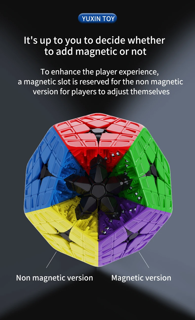 Yuxin Huanglong 4x4 Dodecahedron MEGA Cube - Educational Puzzle