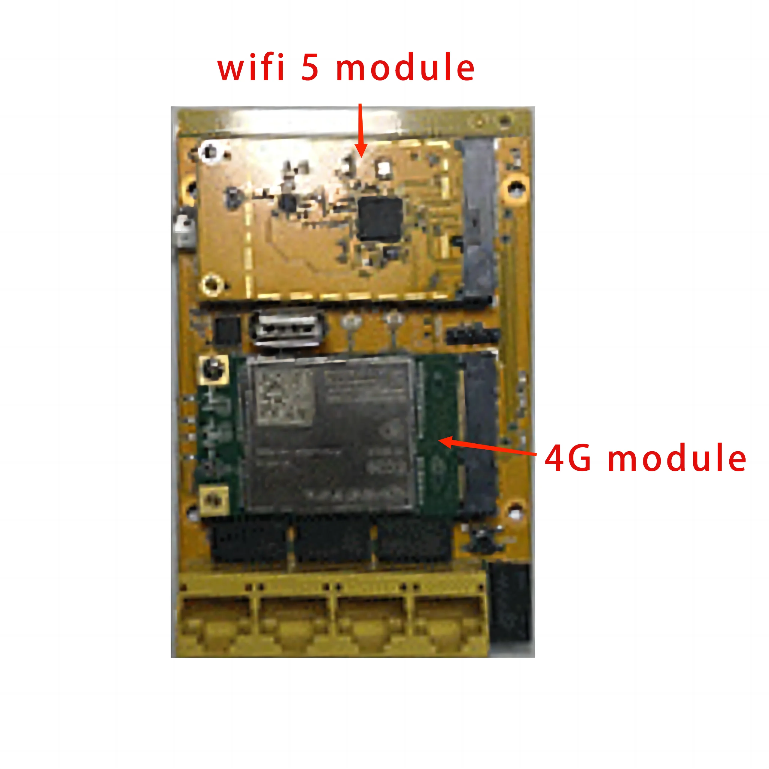 Mini Dual Band 4G WIFI 5 Router PCB Industrial Ethernet WIFI Router Module/board Enterprise ...