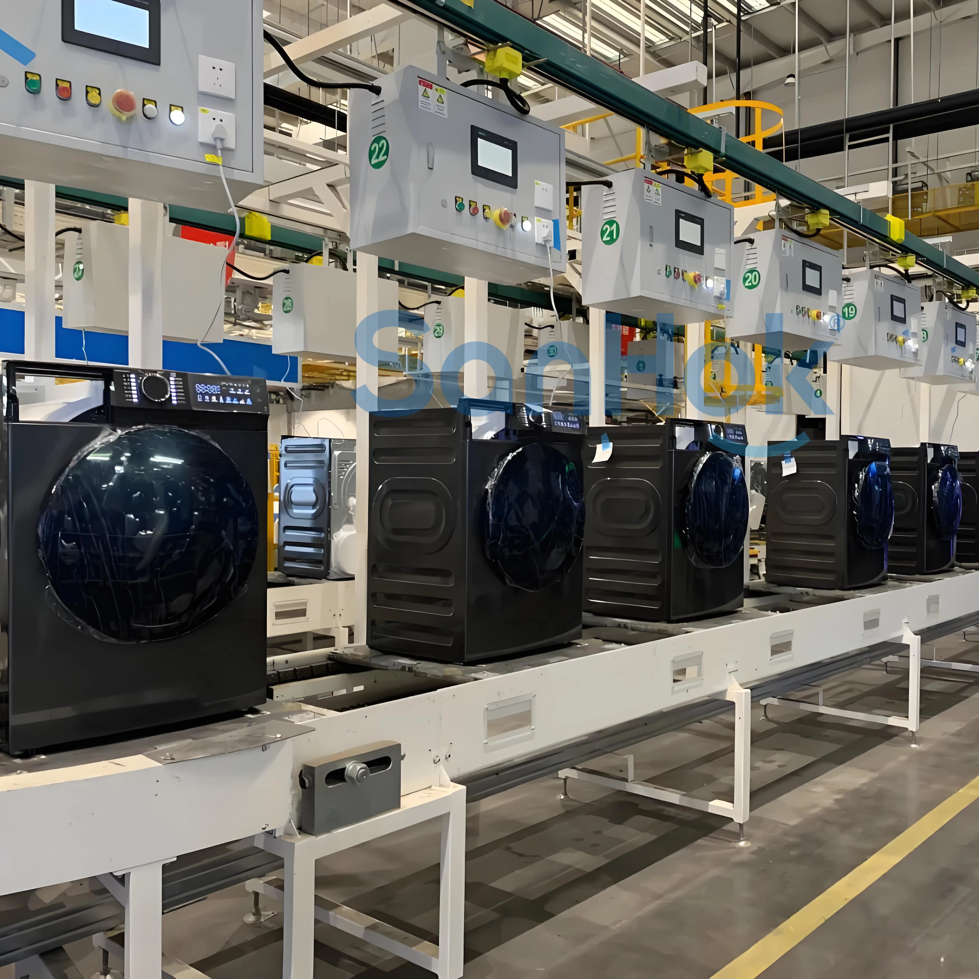 Custom Washing Machine Manufacturing Assembly Line For Home Appliances ...