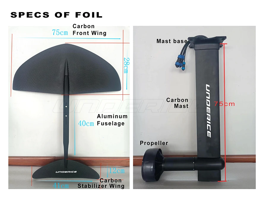 Summer Electrique Jet Efoil Gas Powered Surfboard Water Ski Surfing ...