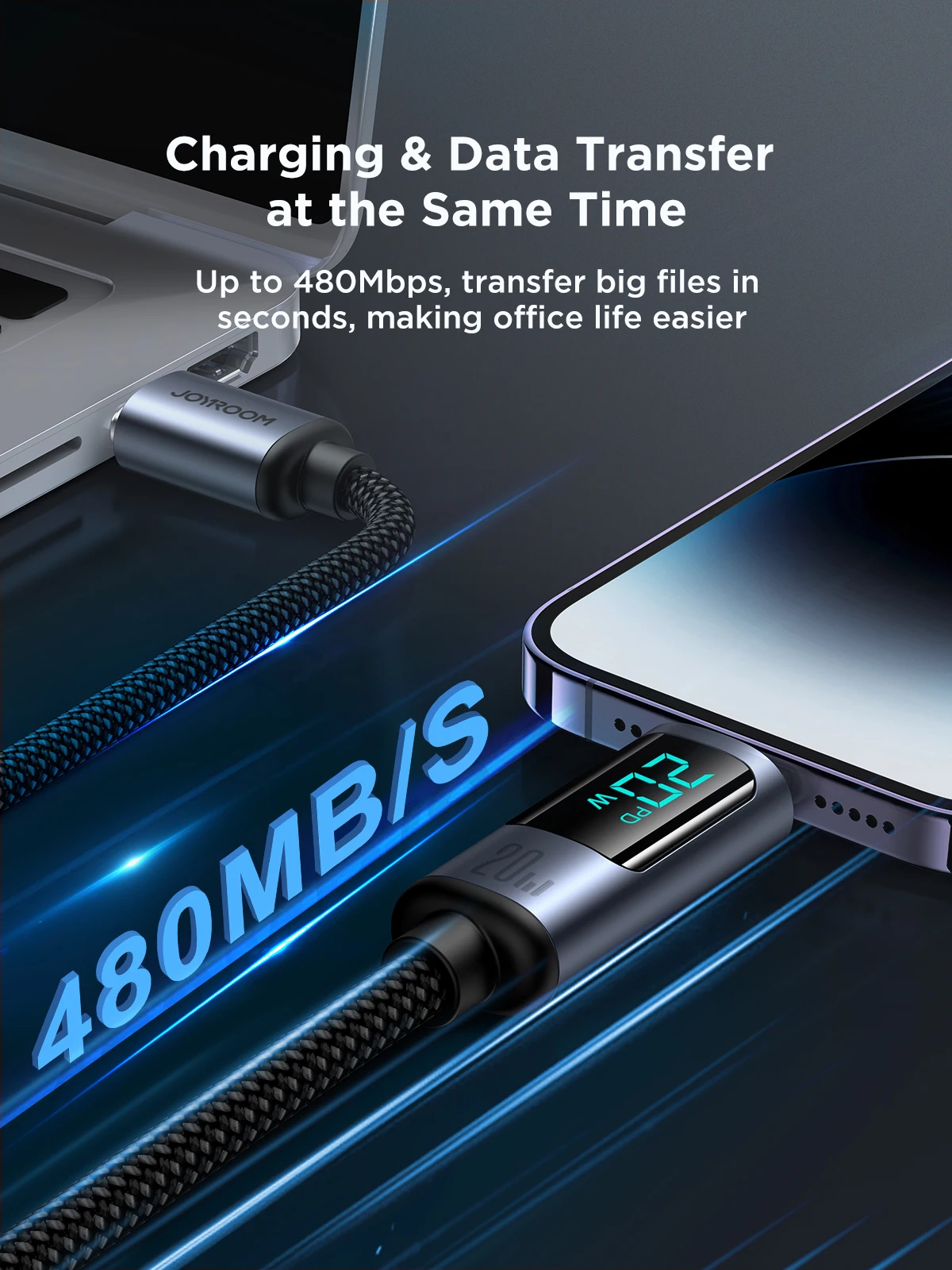 Joyroom Type-C to Type-C Digital Display Data Cable Usb Cable for ...