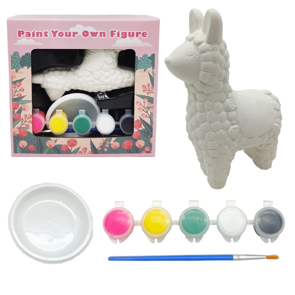 Elsas Paint Your Own Figurines Decorate Diy Paintings Set Complete ...