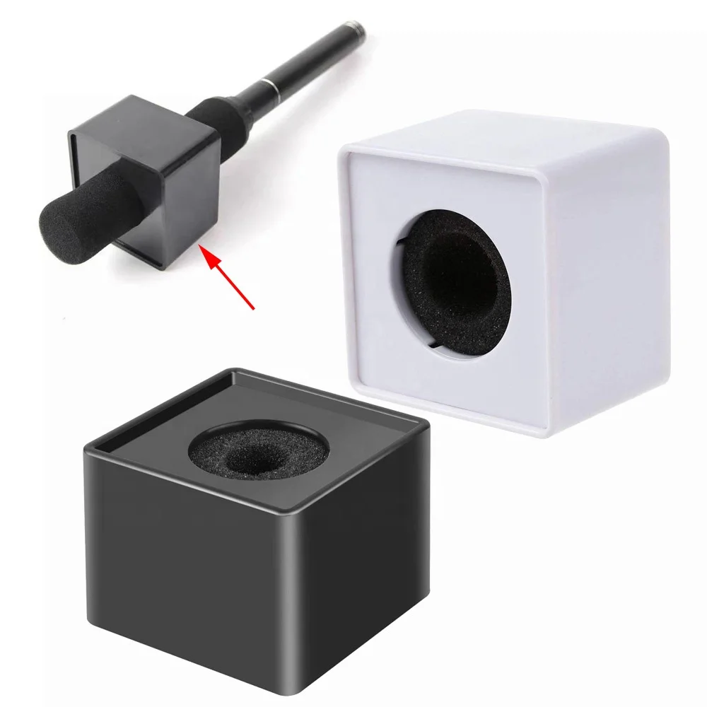 Microphone Logo Flag Station Cube Interview Mic Logo Mark KTV Mic ABS ...