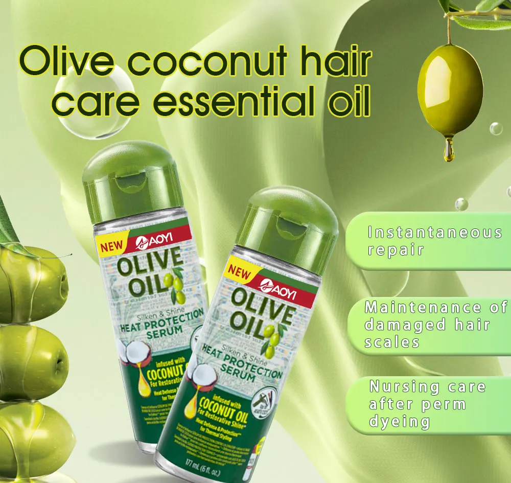 Hot Sell Private Label Olive 100% Natural Formula Wholesale Nourishing Scalp Elixirs Hair Care ...