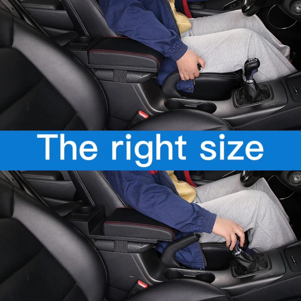 Leather Consoles Central Armrest Box Modified Storage Box Elbow Bracket ...