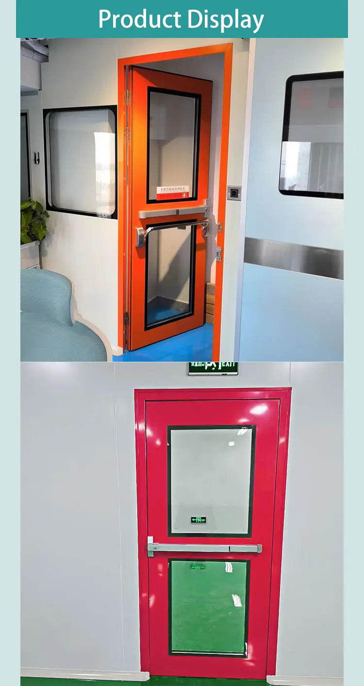 Modular Metal Core Fire Rated Cleanroom Door For Villa And Hospital ...