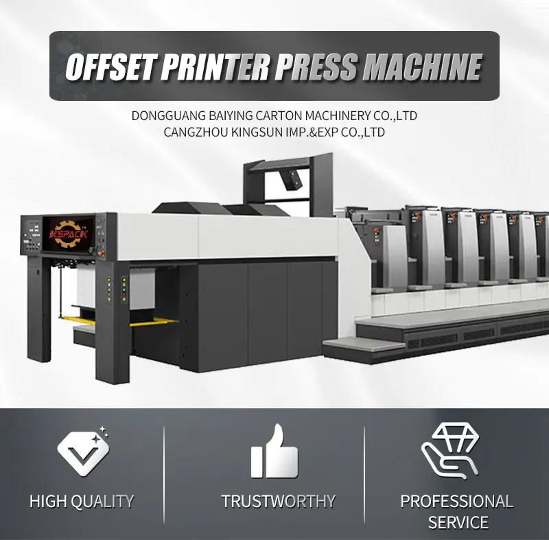 2025 Fully Automatic Offset Press - Multi Color Printing