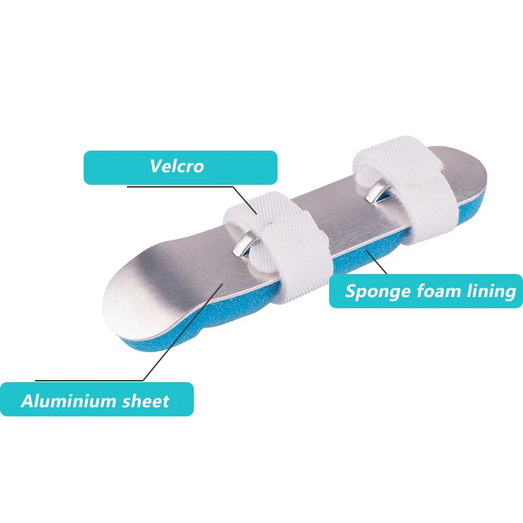 3-size Pack Aluminum Finger Splint Metal Finger Support Brace For ...