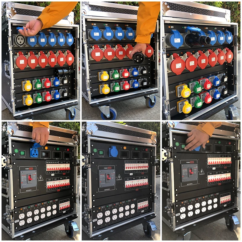 Custom Made Portable Power Distribution Box 3-Phase 5-Pin System Stage ...