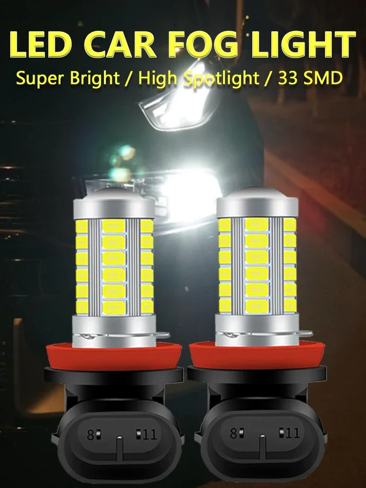 High Quality 33smd 12v Led Fog Light Bulb For Car Lights H4 H7 H11 9005 ...