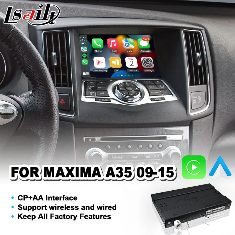 Lsailt Cp + Aa Oem Integration Video Interface For Nissan Maxima A35 ...