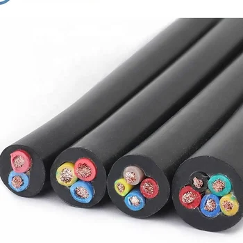Factory Yq/yqw/yz/yzw/yc/ycw 450/750v 0.3-150mm2 2-5cores Waterproof Flame-retardant Rubber ...