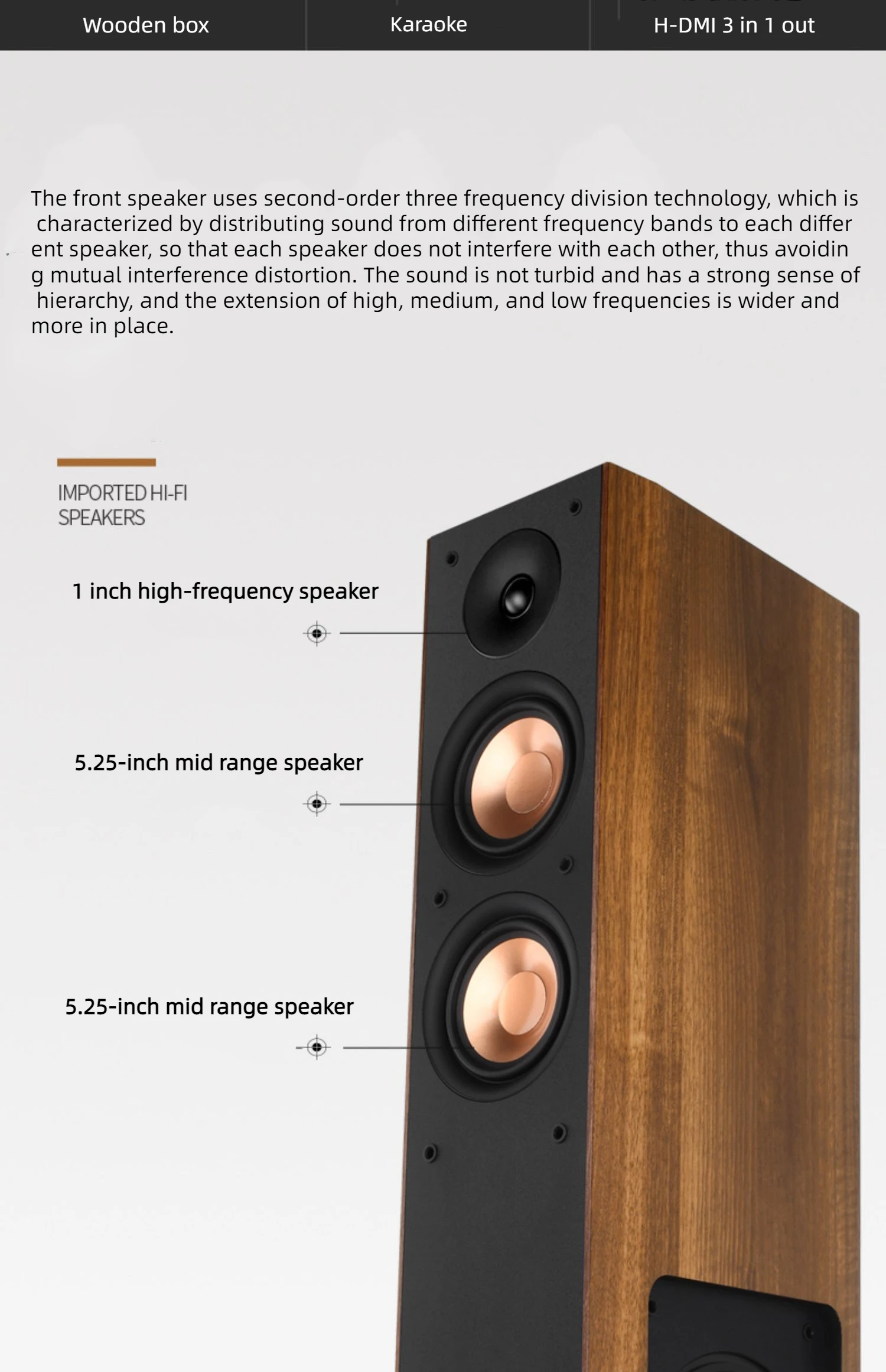 5.1 Home Theater System - Surround Sound & Karaoke Player