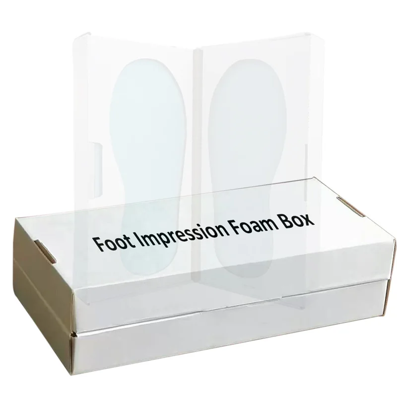 Custom Size Printing Box - Foot Feet Impression Foam Box
