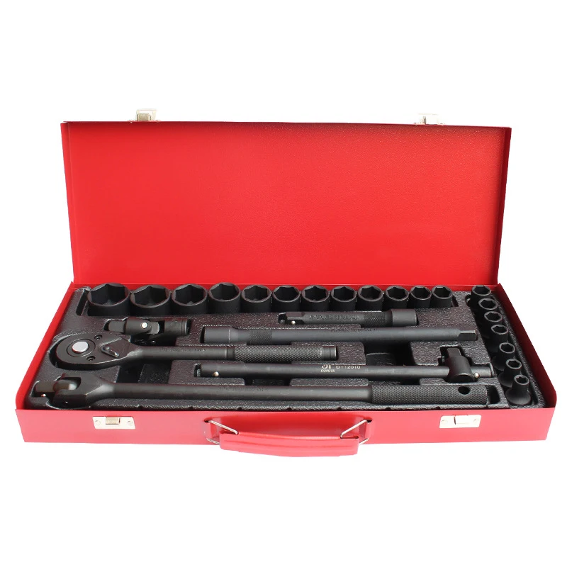 Srunv 35 Pcs Tool Deep Air Impact Socket Set - Metric 1/2