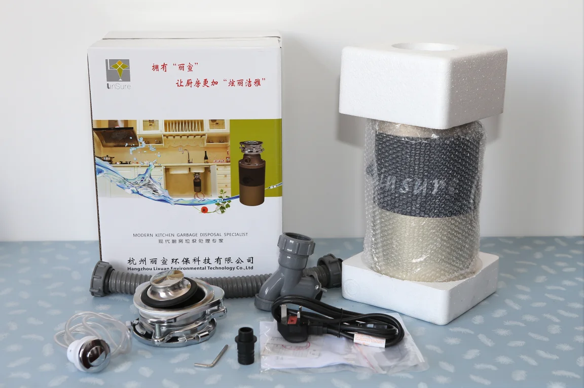 220v Electric Kitchen Food Waste Garbulator / Small Trash Compactor ...