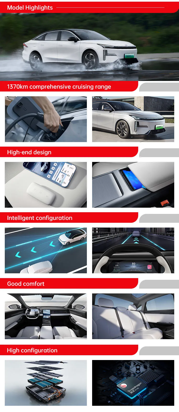 2023 Chinese Hot Sale Geely Auto 1.5t+3dht Dht 125km Hybrid Sedan Geely ...