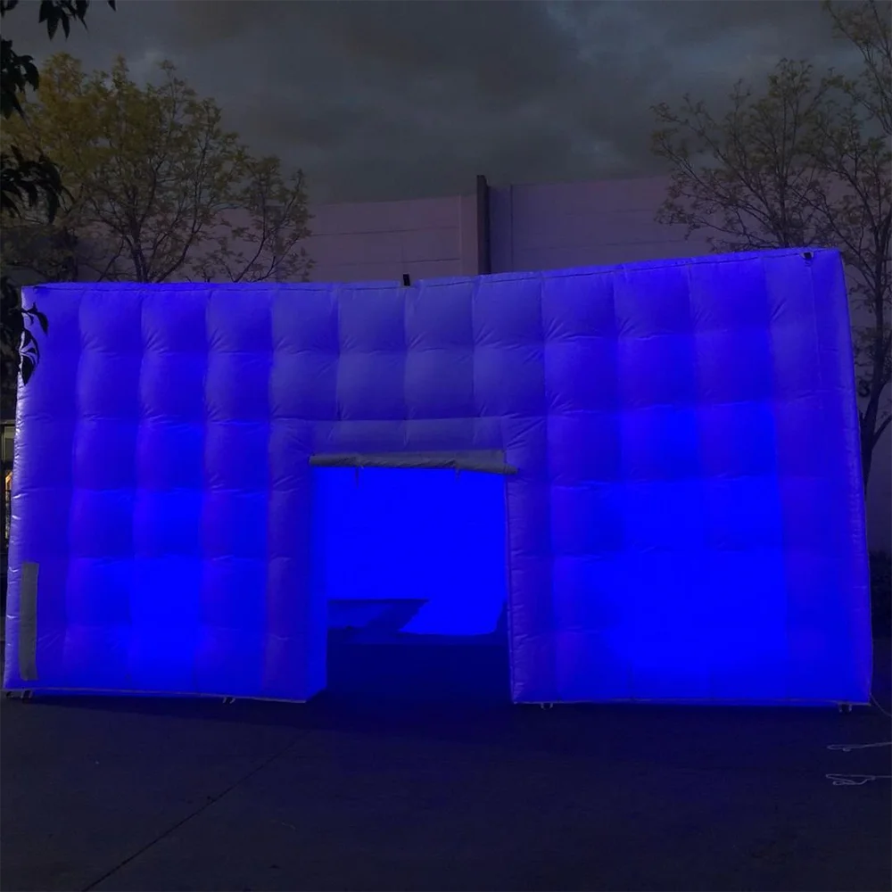 Custom Pvc 100% Waterproof Removable Inflatable Nightclub Cube Tent ...