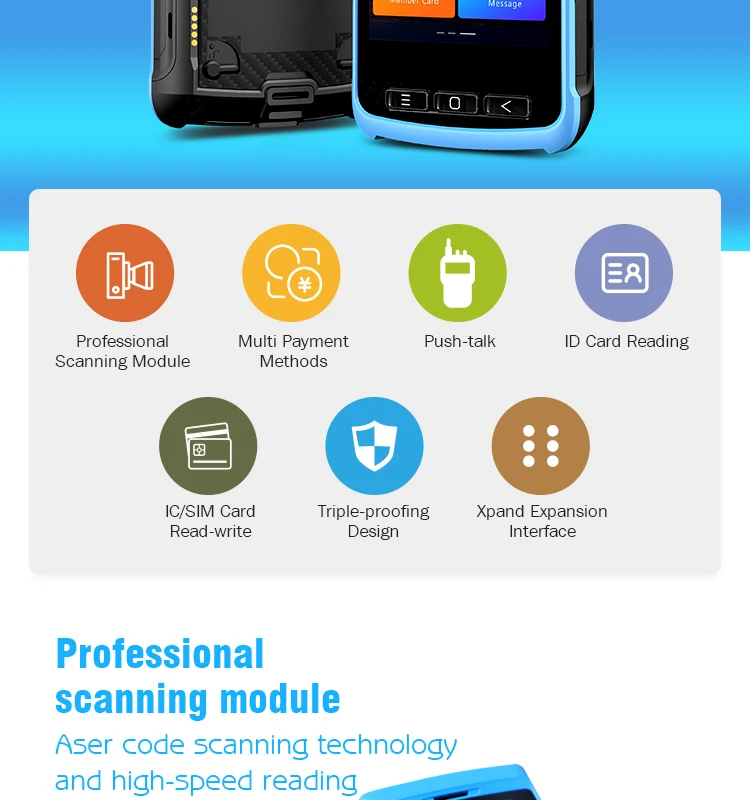 Touch Screen Supermarket Android Pos Terminal Pos-80-c Printer Drivers ...