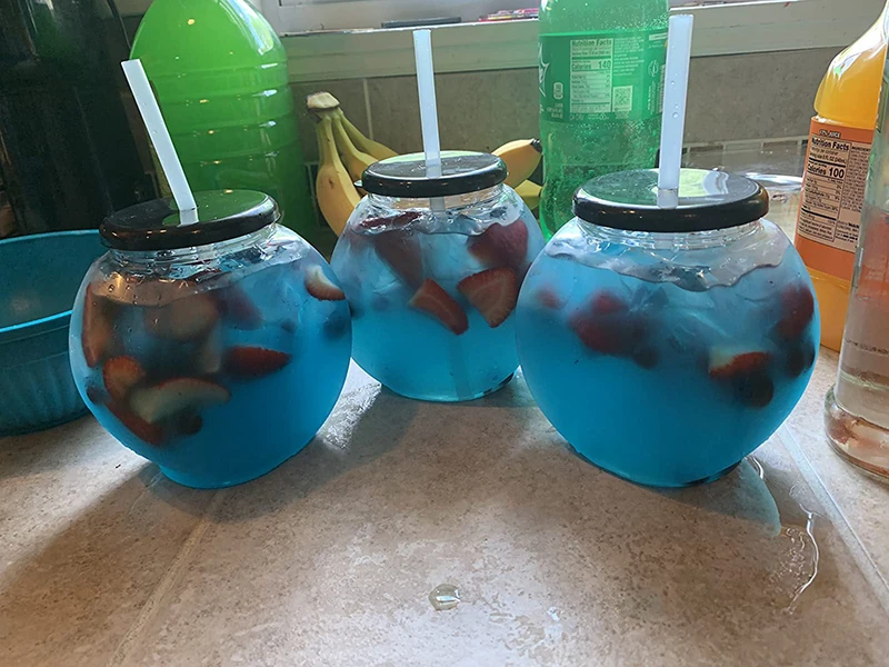Fish Bowl Cup - 42oz Custom Party Drinkware Plastic Cup