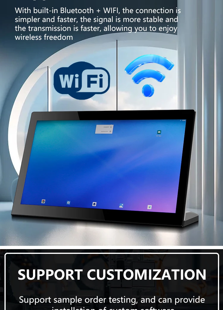 Restaurant Ordering AIO PC 14 Inch Android Tablet Touch Screen A64 Quad ...