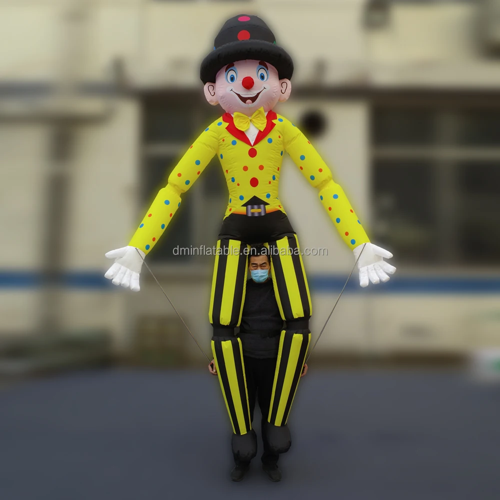 3 Meter High Inflatable Stilt Puppet Costume,Adult Inflatable Christmas ...