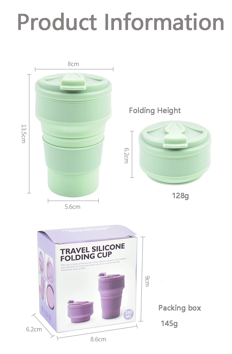 Silicone Foldable Mugs - Durable, Sustainable Travel Cups