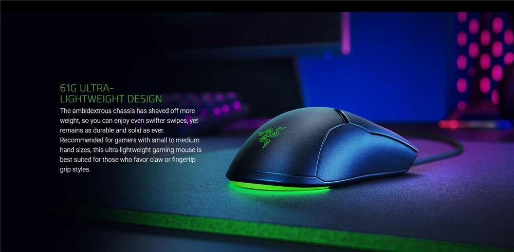 Razer Viper Mini - Ultralight Gaming Mouse with 8500 DPI