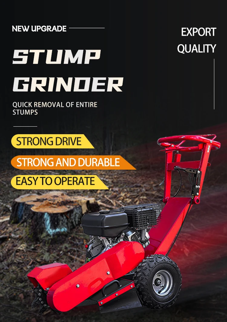 Rcm Stump Grinder Tree Stump Removal Machine Mobile Stump Grinder Wood ...