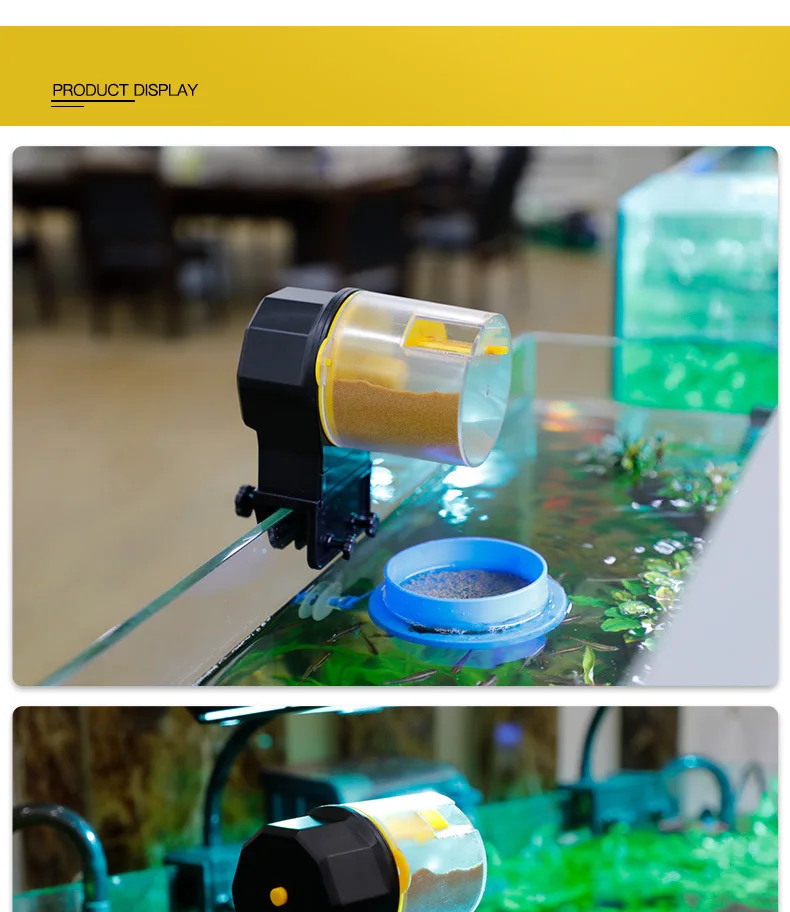 Wholesale Auto Tropical Fish Food Dispenser For Small Tank Automatic ...