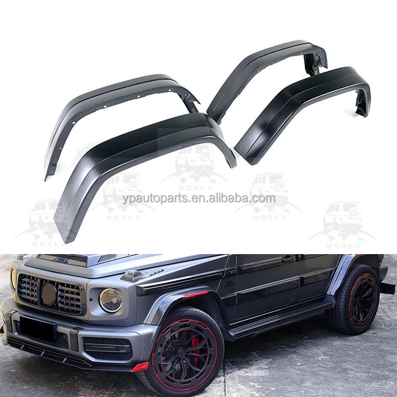 High Quality Fender Flares G-class W464 4x4 Over Fenders Dry Carbon ...