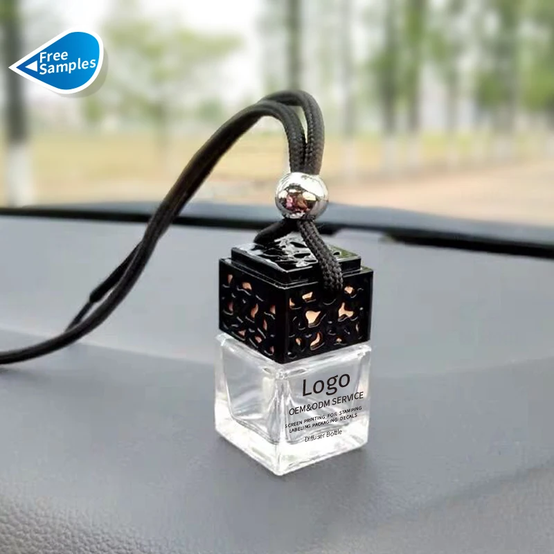 In Stock 8ml Car Perfume Bottle Empty Glass Perfume Hanging Car ...