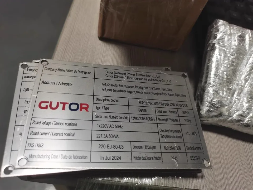 Customized Metal Nameplates - Durable & Versatile Solutions