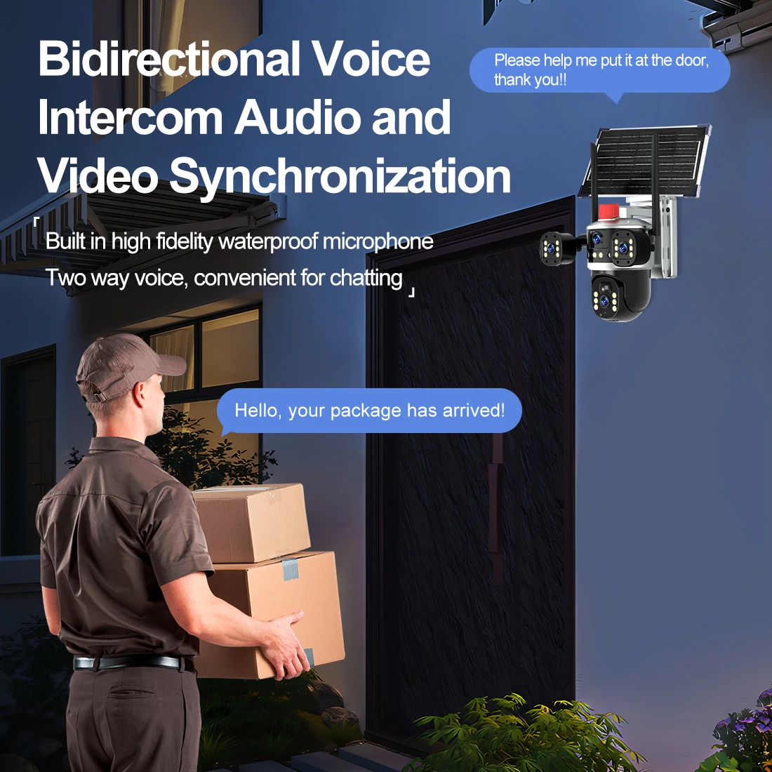 2025 BES 4K Wifi 12MP HD Solar CCTV Camera Video Outdoor 10X Zoom Dual ...
