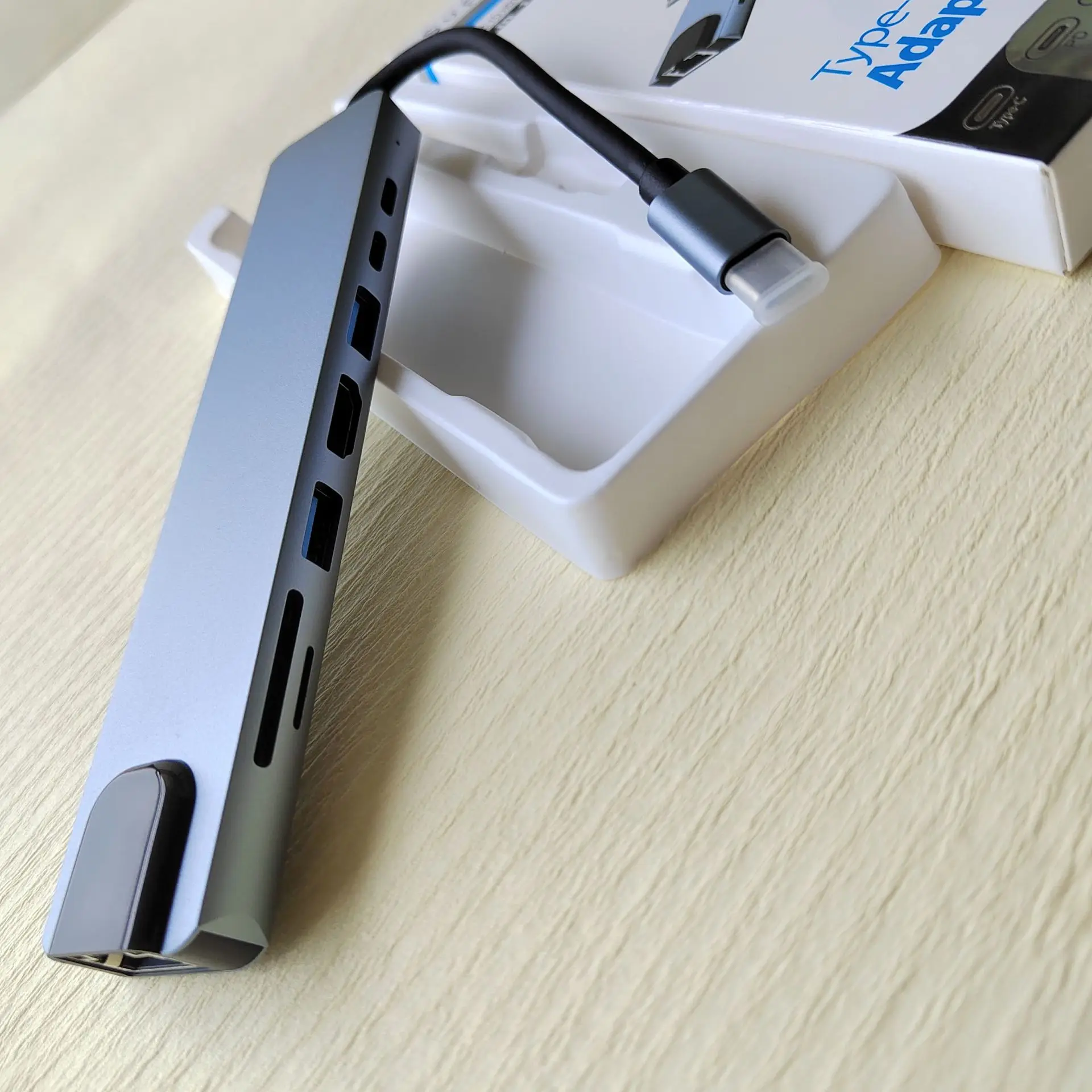 8 In 1 Docking Station Concentrator Usb Hub 2.0 3.0 Adapter Dock Multi ...