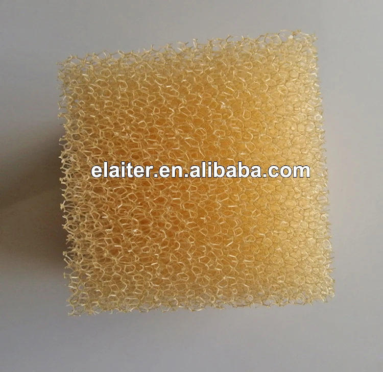 Open Cell Reticulated Polyurethane PU Biofilm Sponge for Sewage Water ...