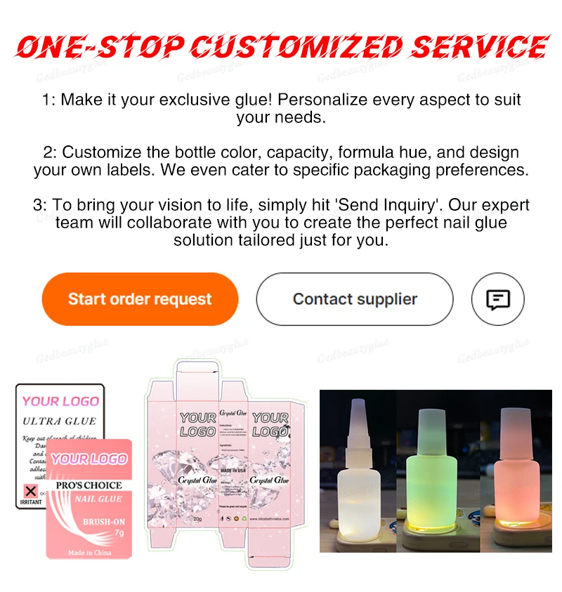 Nail Glue Mini 2 Gram - Fast Drying, Long-Lasting Adhesive