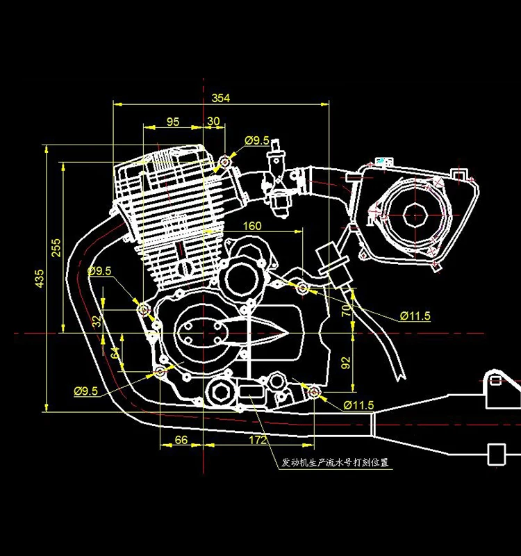 Four Stroke Engine 150cc Engine For Motorcycles Buy Engine 162fmj