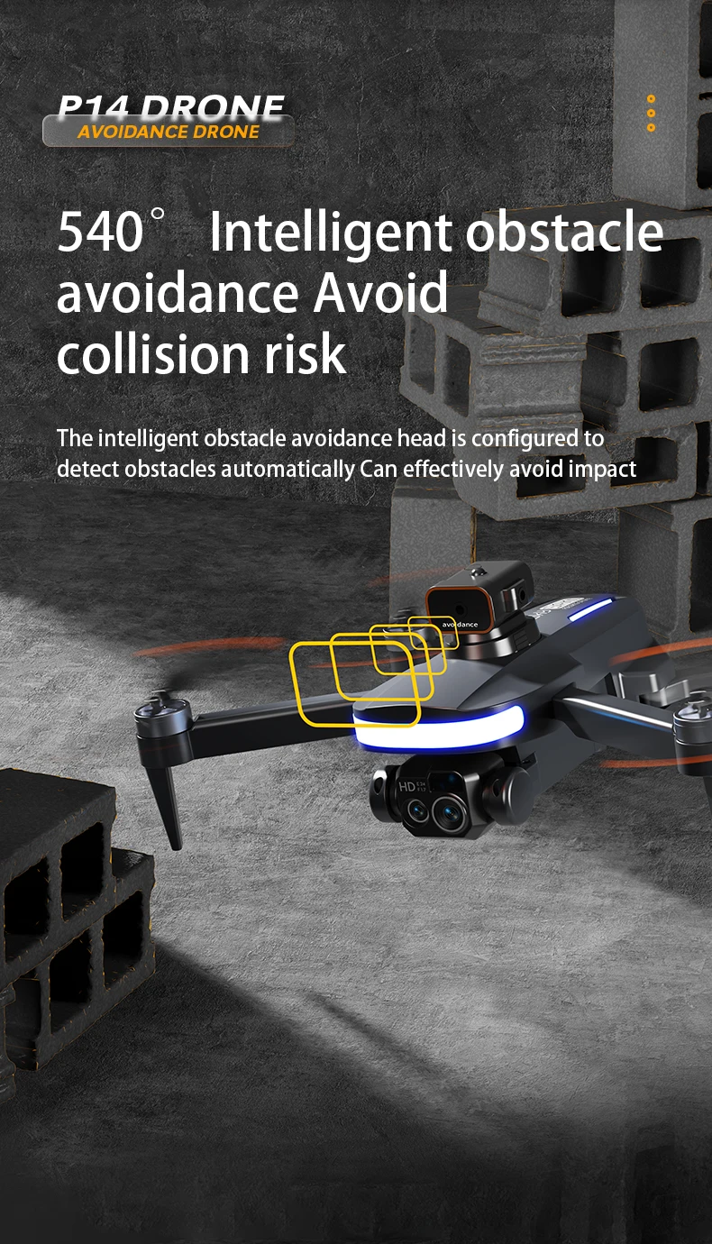 TAYA P14 Drone Camera 4k GPS Brushless Motor Strong Chip HD Real-time ...