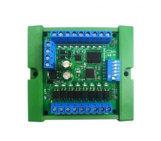 8-48ch Rs485 Npn Pnp Input Output Port Remote Control Switch Plc Io Expansion Board Din35 Modbus ...