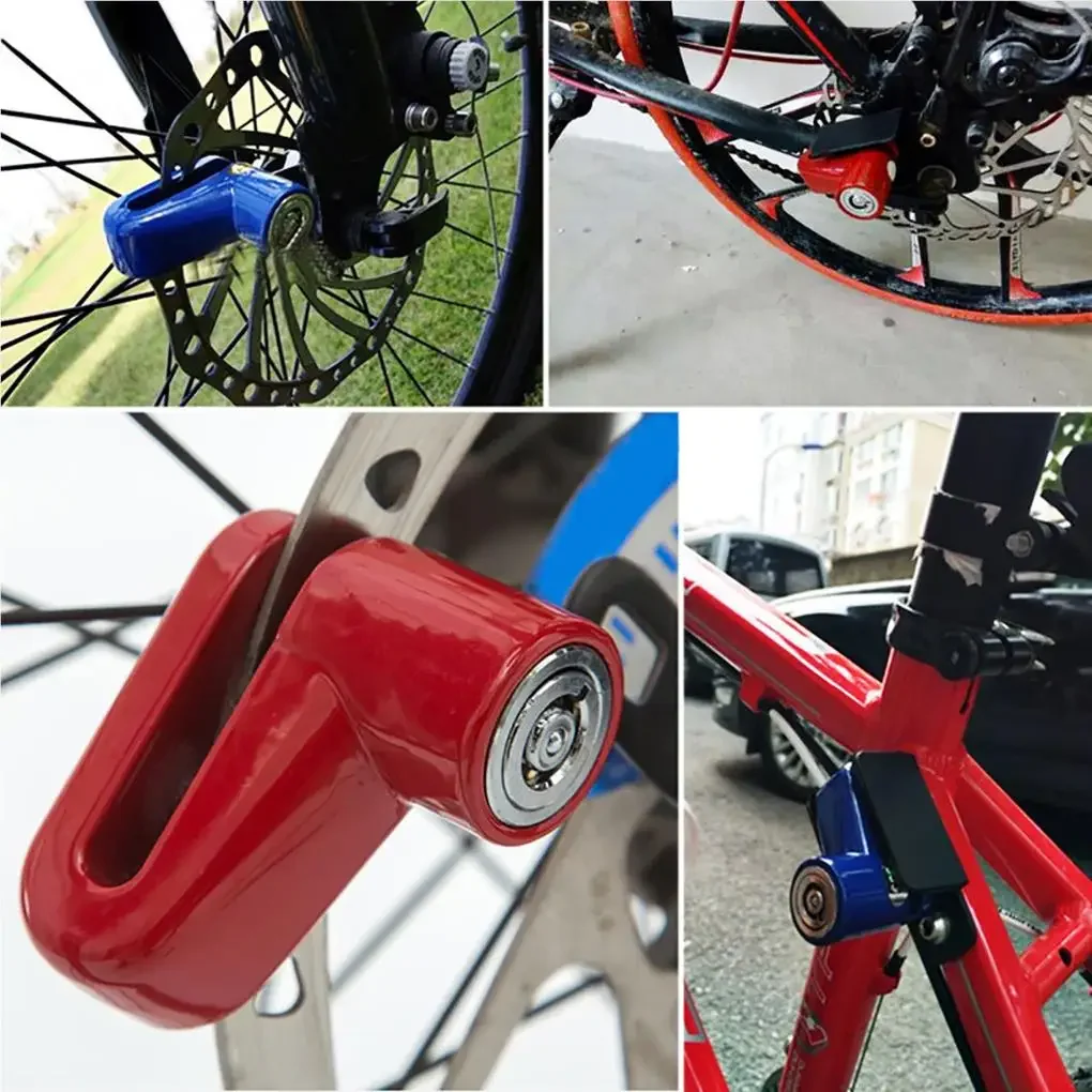 YH1474 Key Unlock Anti-Theft Bicycle Wheel Lock Safety Brake Rotor Bike ...