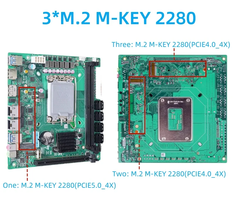 LGA1700 H670 Chipset Motherboard for Intel CPU 64GB DDR5